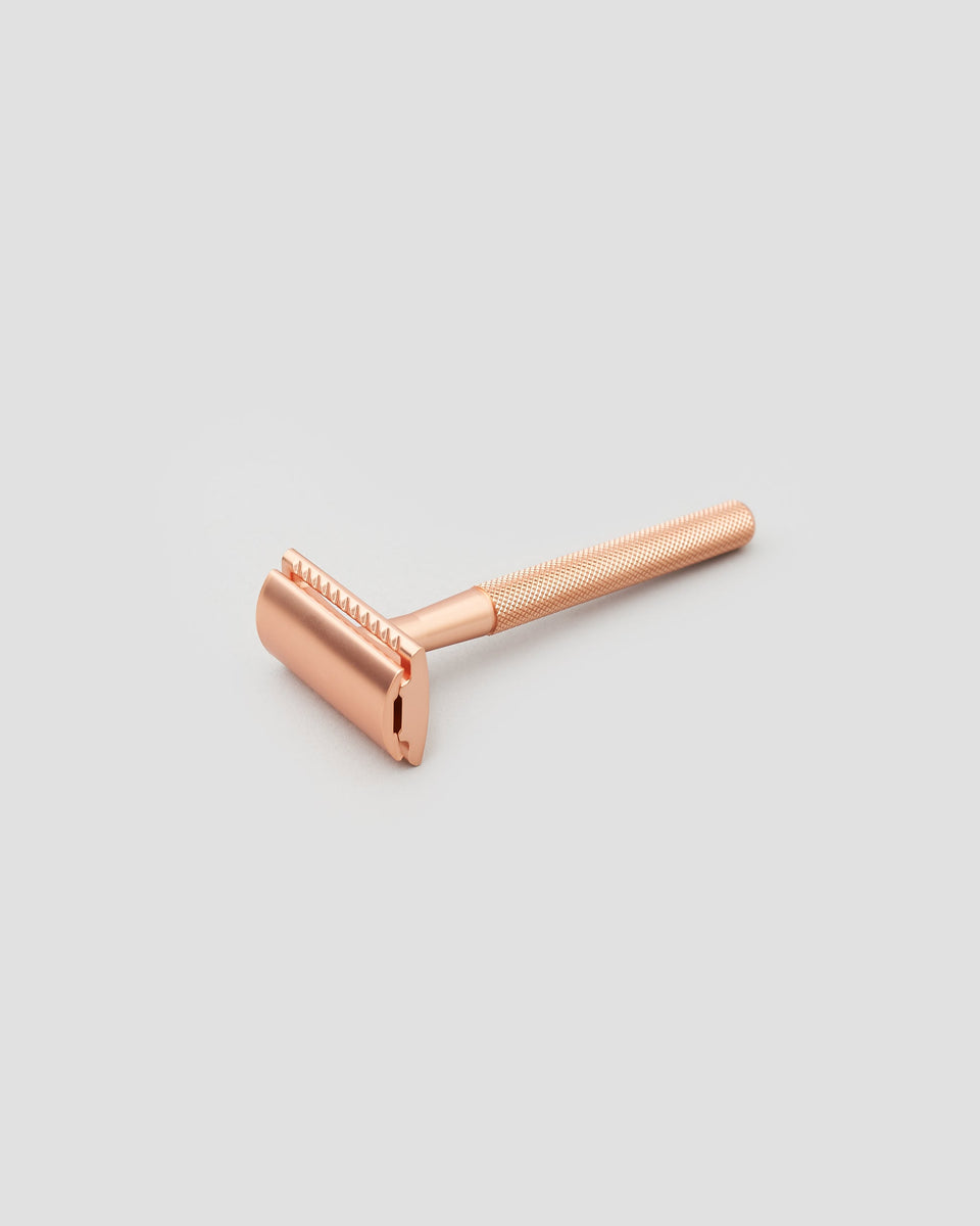 Shop Reusable Single Blade Safety Razor-Rose Gold – Jentl.